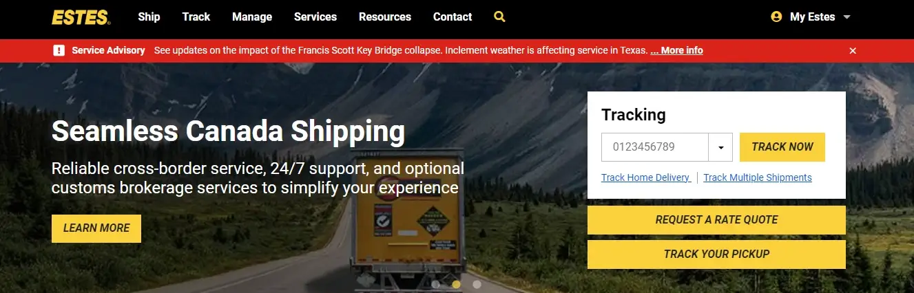 Estes Tracking | 17TRACK