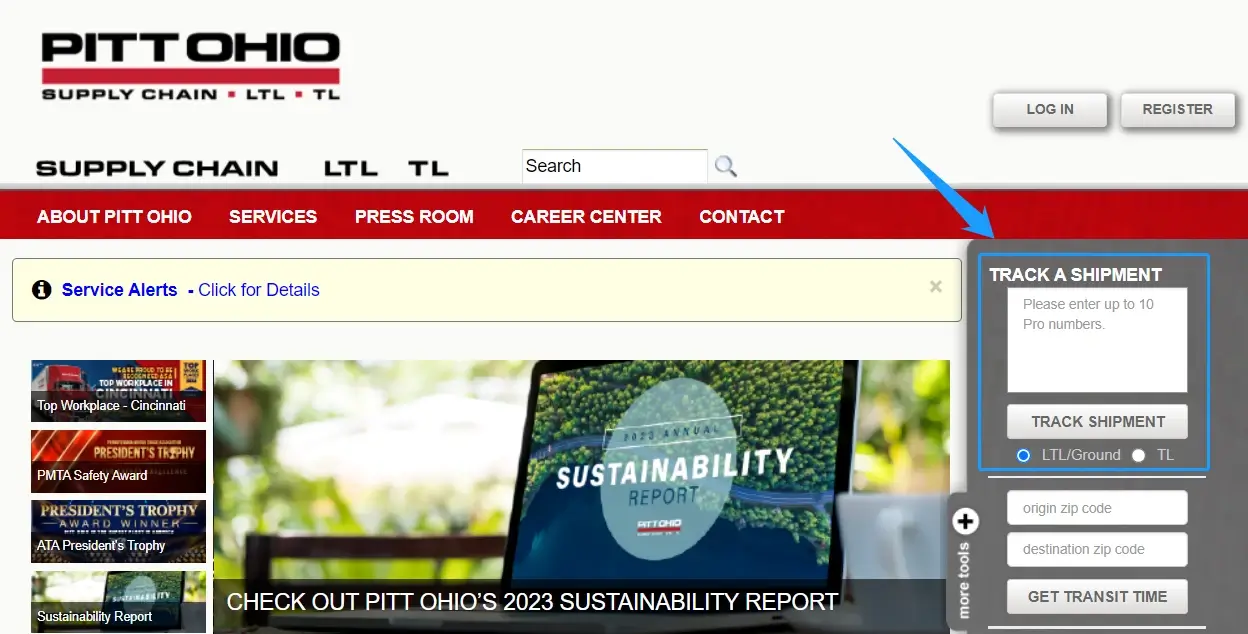 Pitt Ohio Tracking | 17TRACK